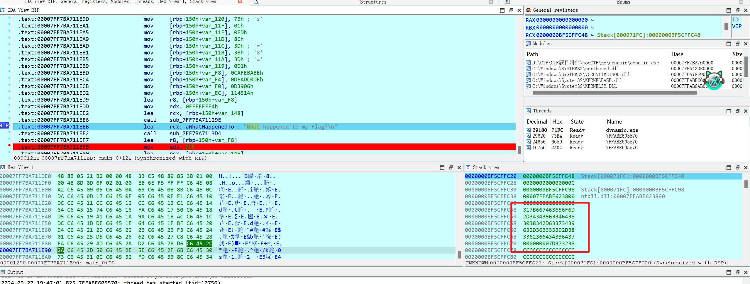 moeCTF--wp | iyheart的博客